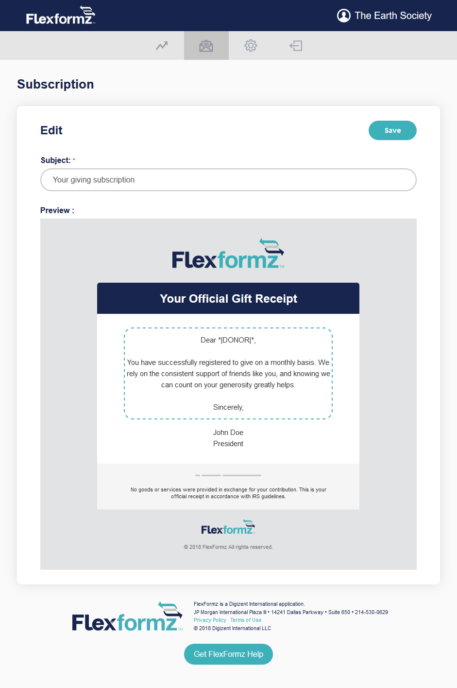 Dashboard Configurations | FlexFormz Documentation