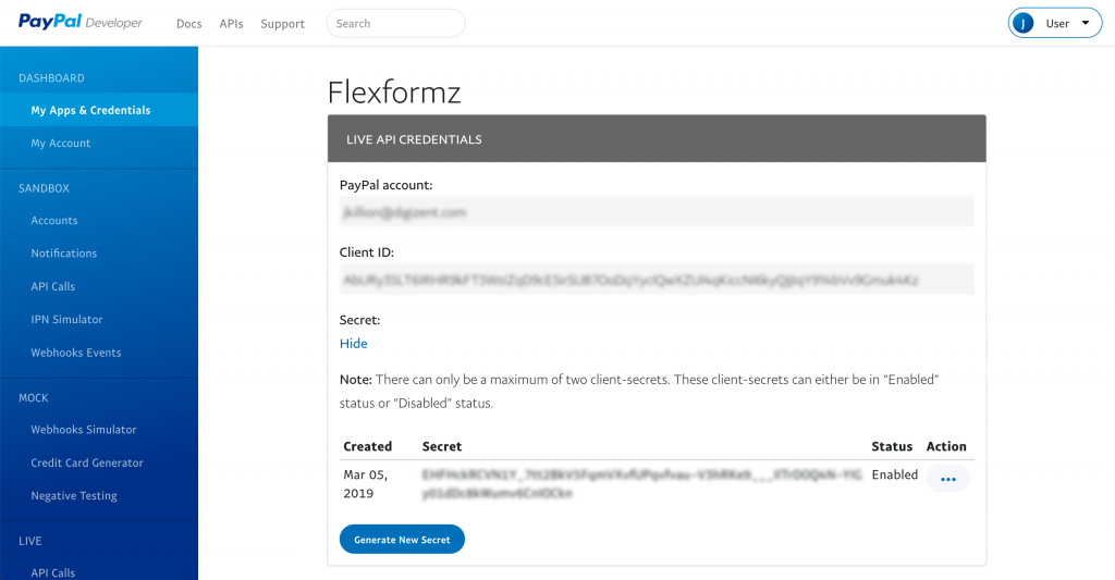 Payment Options - FlexFormz Documentation