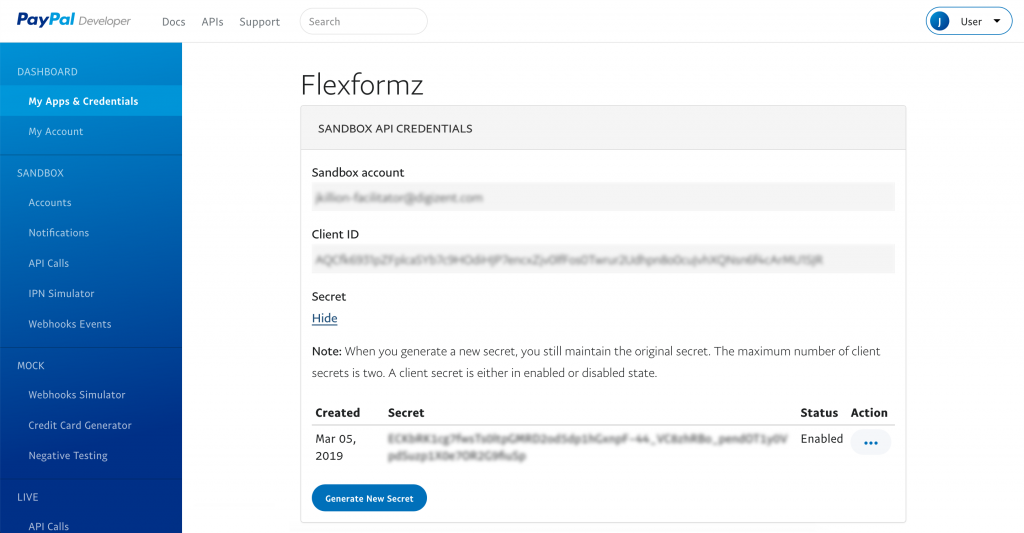 Payment Options - FlexFormz Documentation