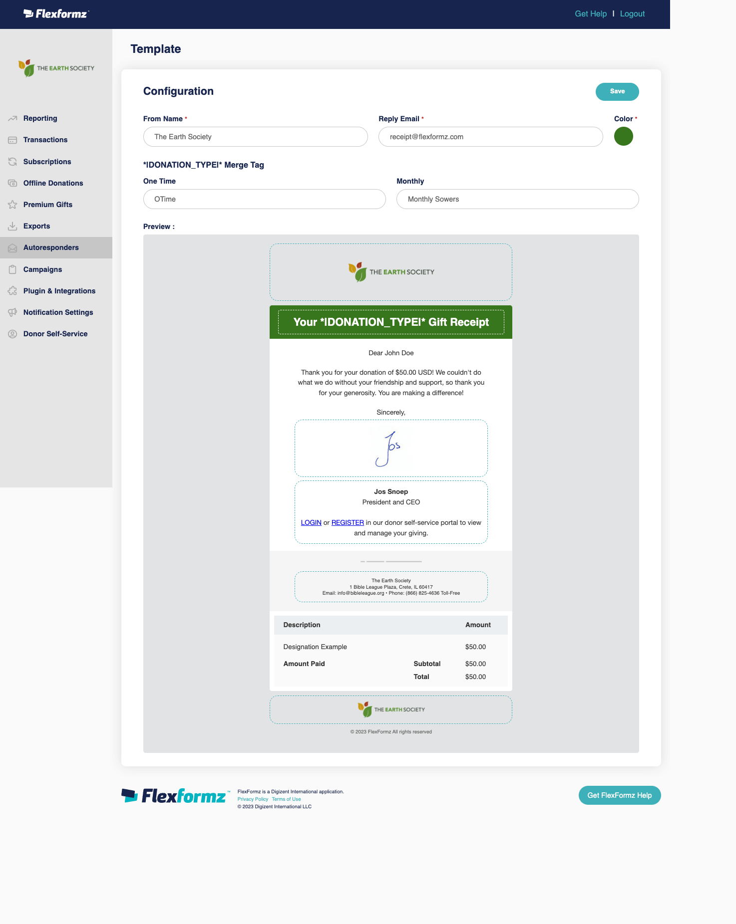 Dashboard Configurations - FlexFormz Documentation